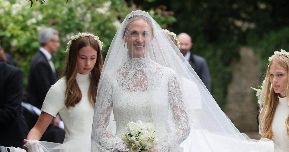 Harriet Sperling heiratet Peter Phillips ein einem Traum aus Spitze | GMX