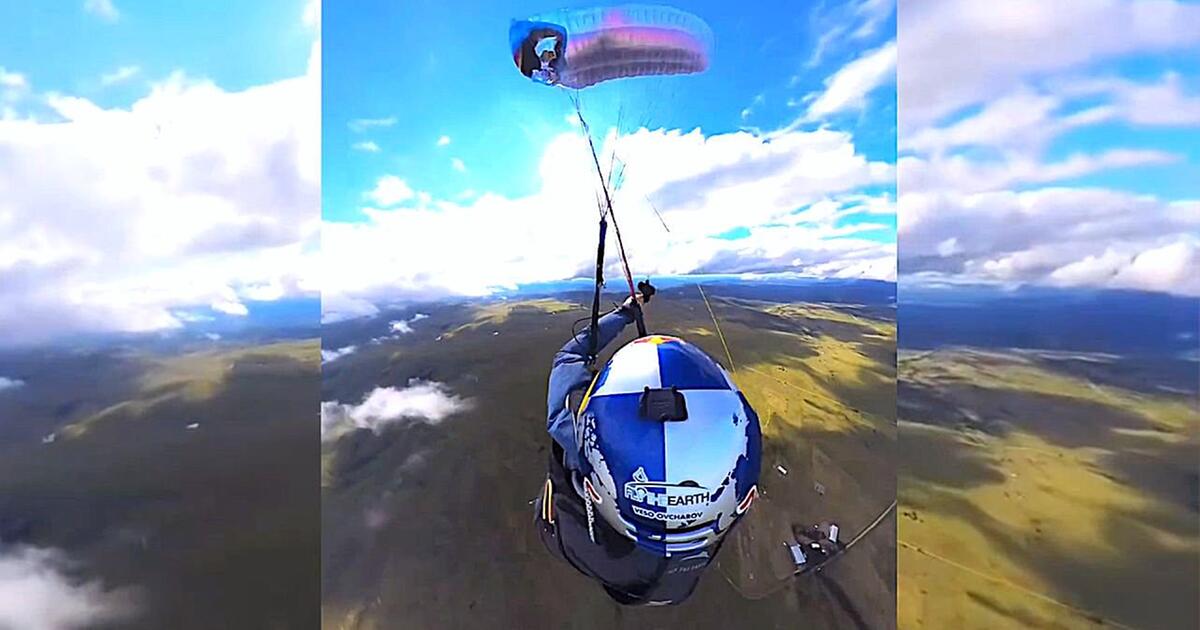 Gleitschirm verheddert sich bei Sprung aus Hubschrauber – Sportler ...