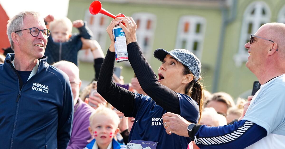 Königin Mary bezaubert mit sportlichem Elan und Signalhorn | GMX