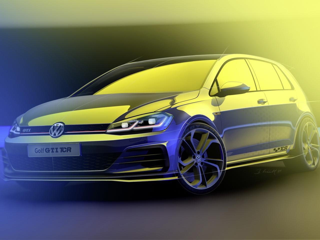 Highlight F r Das GTI Treffen Am W rthersee VW Teasert Golf GTI TCR An