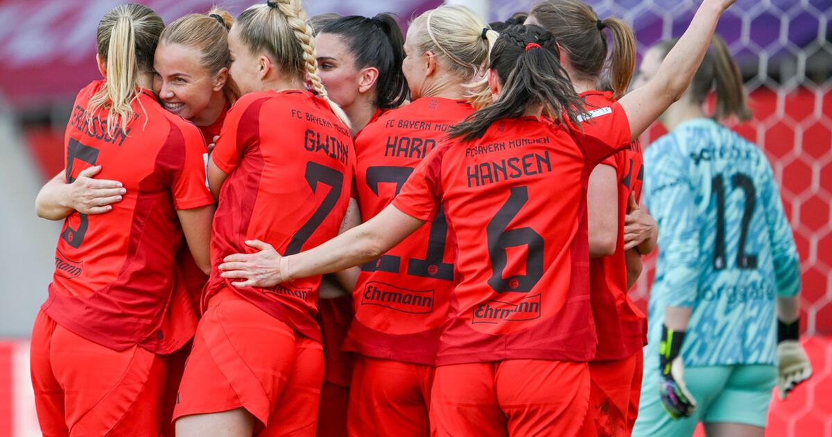Siebte deutsche Meisterschaft: Bayern-Frauen bejubeln Titel-Hattrick | GMX