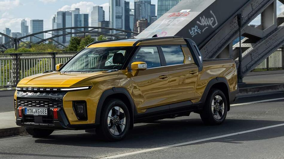 KGM Musso EV electric pickup truck launches in Germany | News Minimalist